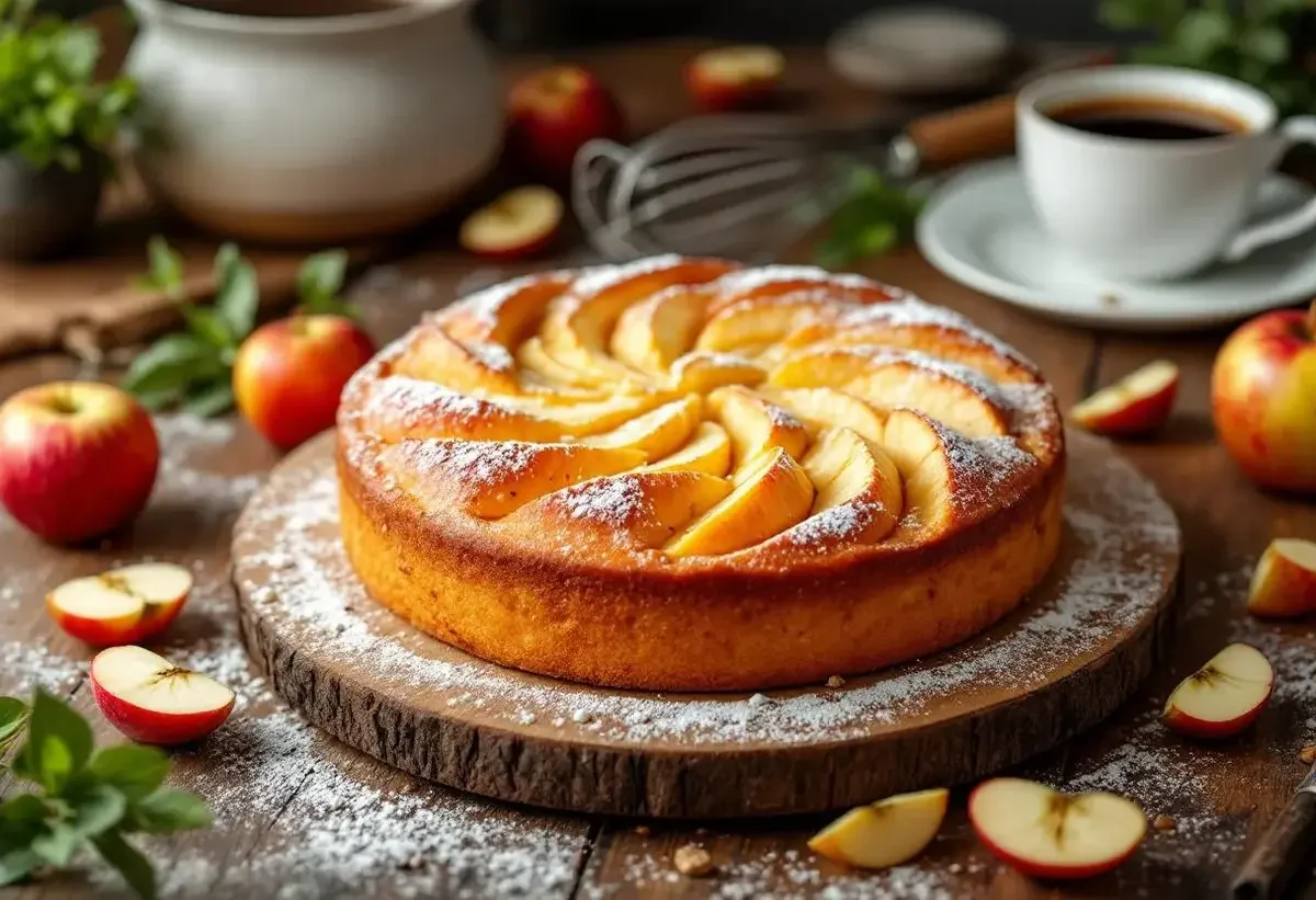 Le gâteau aux pommes que j’ai fait goûter à toute la famille (et ils en ...